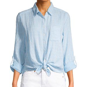 Time and Tru | Tops | Xxl22x Time Tru Stripe Button Front Top Shirt ...